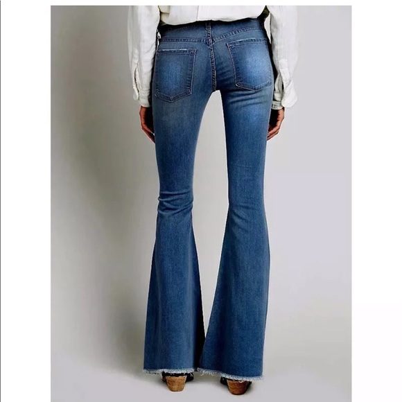 foxarazzi | Jeans | Betty Big Bell Bottom Denim Jeans Wide Flare | Poshmark